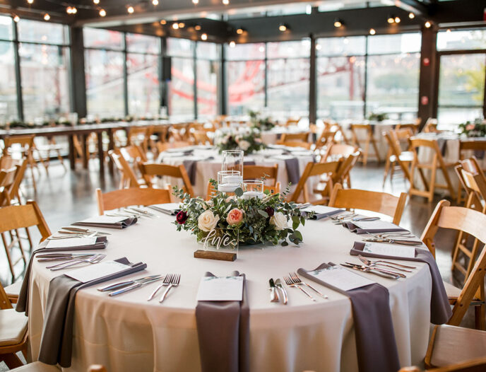 Alli + Jacob's Romantic, Natural Wedding | The Bridge Building