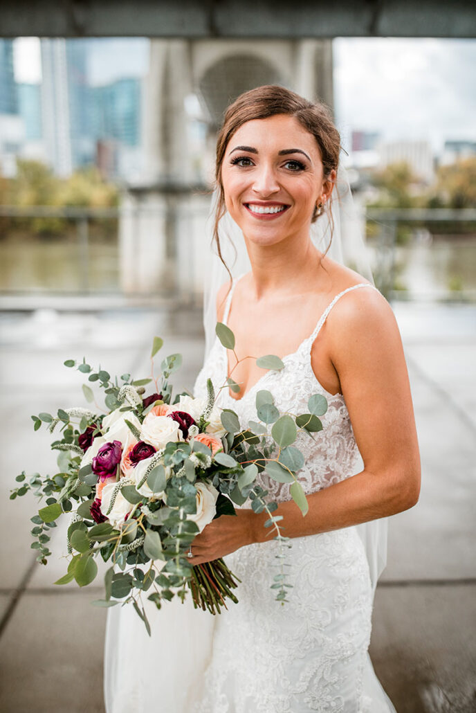 Alli + Jacob's Romantic, Natural Wedding | The Bridge Building