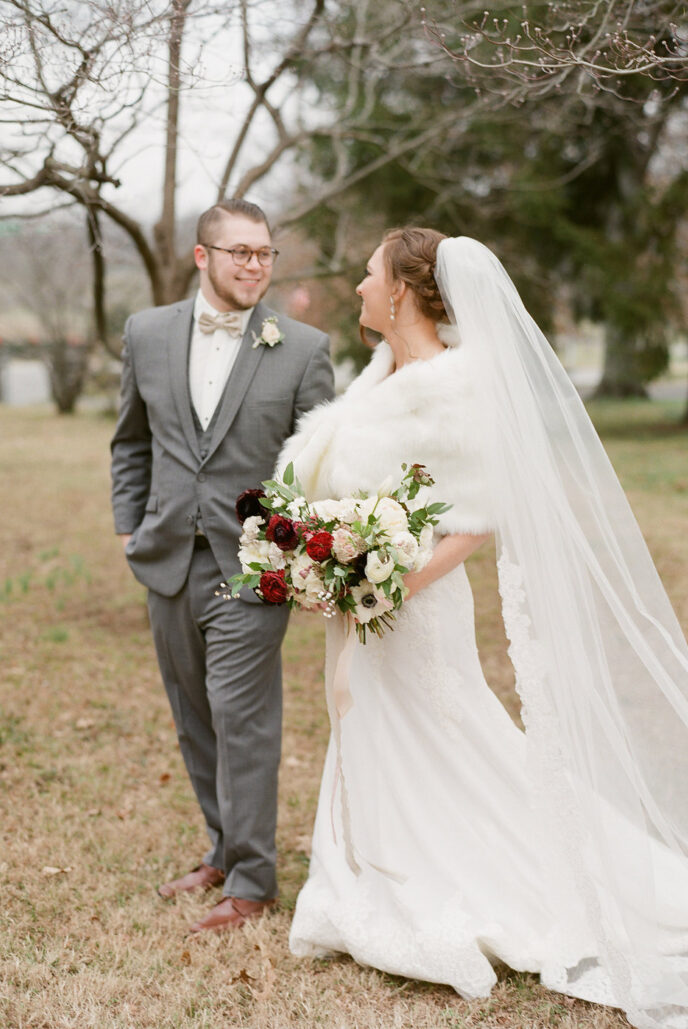 Grace + Nathan's Romantic Winter Wedding - The Bridge Building Event Spaces